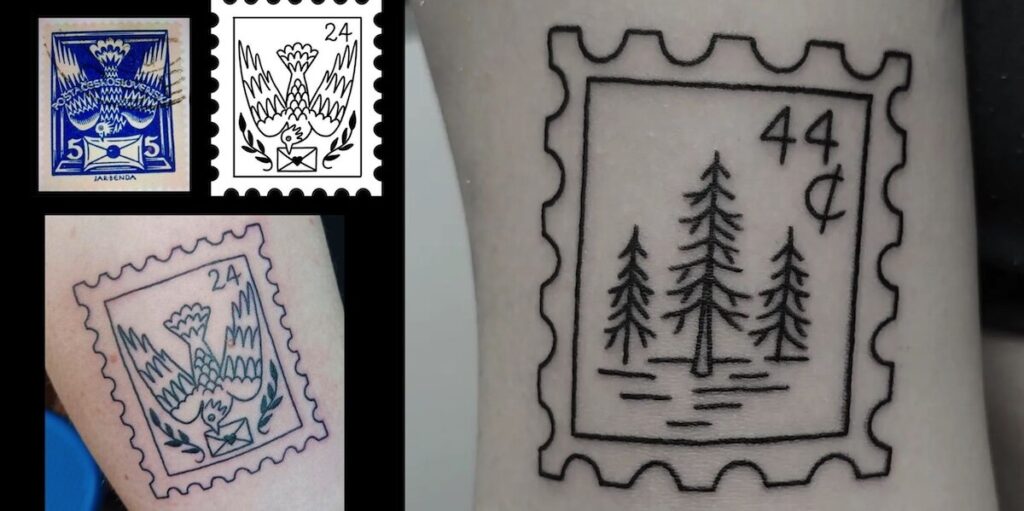 Minimalist Stamp Tattoo Toronto ON